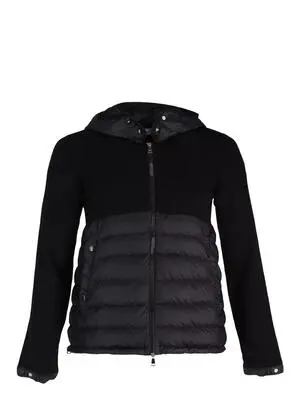 Moncler Vintage Padded Hooded Jacket - Black