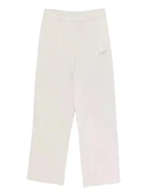 Dkny Logo-detail Pocket Track Pants - Neutrals