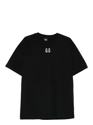 44 LABEL GROUP Printed Short-sleeve T-shirt - Black