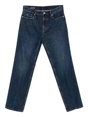 Emporio Armani Five-pocket Straight-leg Denim Jeans - Blue