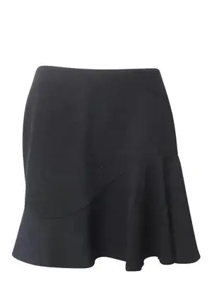 Alexander McQueen Ruffled Mini Skirt - Black