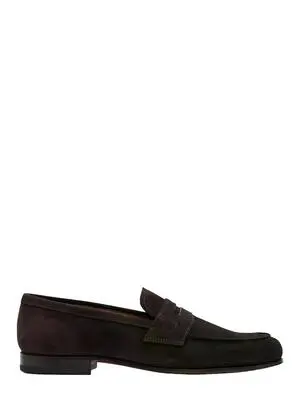 Church's Heswall Ebony Strap Loafers - Brown