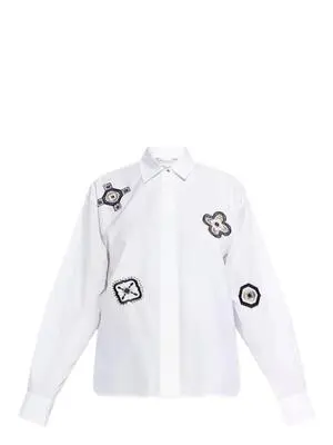 Max Mara Shock Embellished Shirt - White