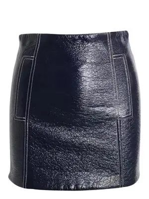 Ba&sh Mini Pencil Skirt - Blue