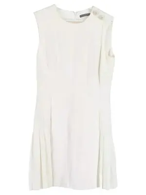 Alexander McQueen Sleeveless Mini Dress - Neutrals