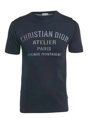 Dior Print Cotton T-shirt - Blue