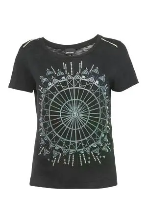 JUST CAVALLI Printed Cotton T-Shirt