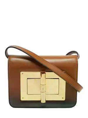 TOM FORD Natalia Leather Crossbody Bag - Brown