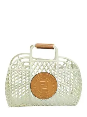 FENDI FF-Logo Basket Bag