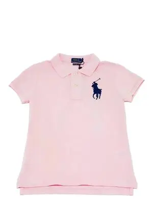 Polo Ralph Lauren Logo-embroidered Polo Top - Pink