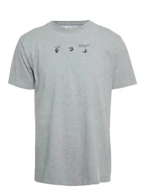 Off-White Logo-print T-shirt - Grey