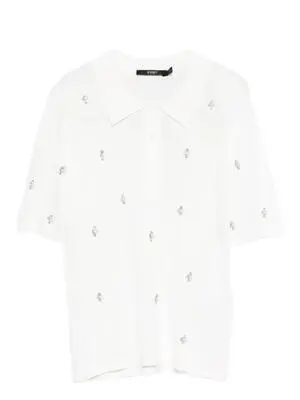 Seventy Embellished Polo Shirt - White