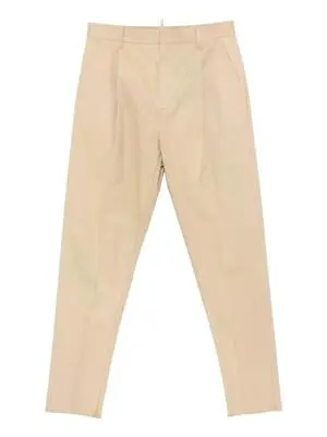 Dsquared2 Pleated-front Tailored Trousers - Neutrals