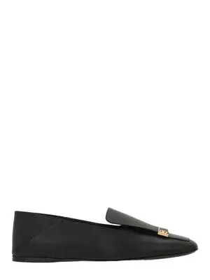 SERGIO ROSSI Square-toe Loafers - Black