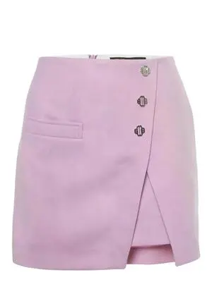 Maje Layered Mini Skirt - Pink