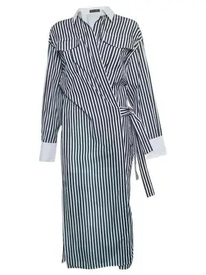 Proenza Schouler Stripe-pattern Shirt Dress - White