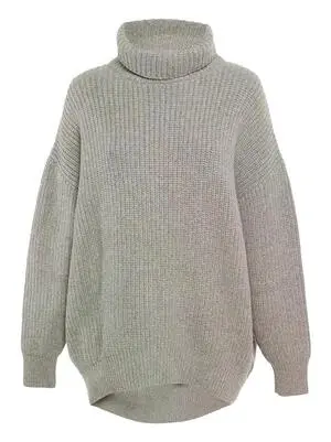 Givenchy Ribbed Turtleneck Sweater - Grey