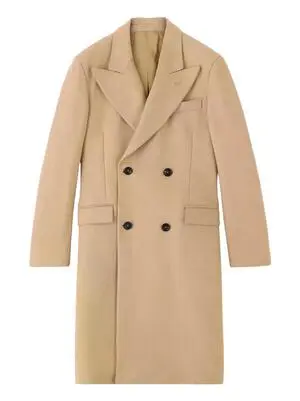 FORTELA Ernesto Double-breasted Coat - Neutrals