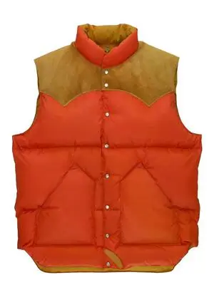 FORTELA X Rocky Mountain Down Vest - Orange