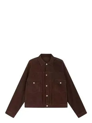 FORTELA Type2 Flap-pockets Corduroy Jacket - Brown