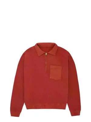 FORTELA Yale Half-zip Sweatshirt - Red
