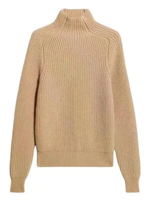 FORTELA Leona Turtleneck Sweater - Brown