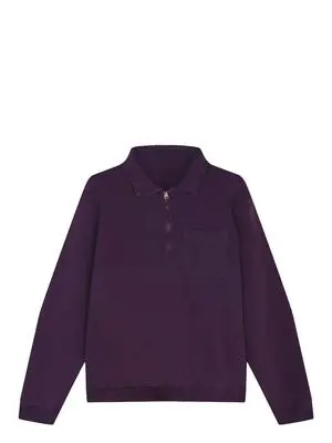 FORTELA Zip Pocket Sweater - Purple