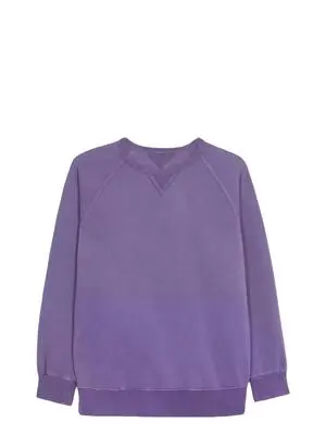 FORTELA Harvard Raglan-sleeve Crew-neck Sweatshirt - Purple