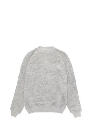 FORTELA Raglan Ribbed Knit Mayfair Sweatshirt - Grey