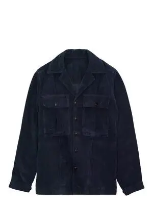 FORTELA Solomon Corduroy Overshirt - Blue