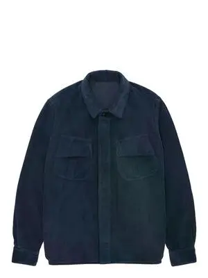 FORTELA Corduroy Pockets Overshirt - Blue