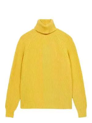 FORTELA Oslo High-Neck Sweater Yellow