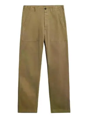 FORTELA Patch-pocket Trousers - Green