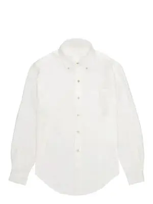 FORTELA King Patch-pocket Oxford Shirt - White