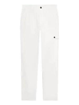 FORTELA Buttoned Pocket Trousers - White
