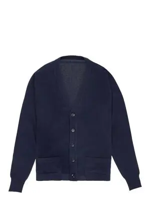 FORTELA Lynch V-neck Cashmere Cardigan - Blue
