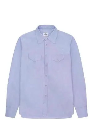 FORTELA Flap-pocket Shirt - Blue