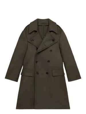 FORTELA Winston Double-breasted Coat - Green