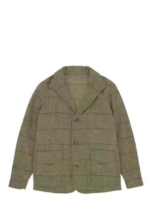 FORTELA Scotland Check-pattern Blazer - Green