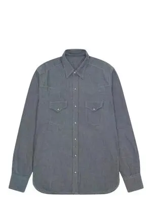 FORTELA Texan Chambray Shirt - Grey