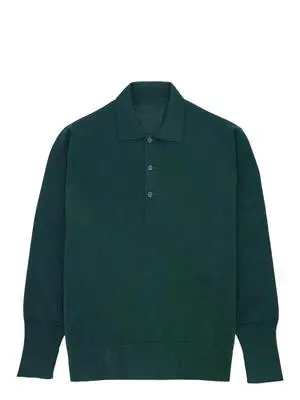 FORTELA Kenneth Cashmere Polo Shirt - Green