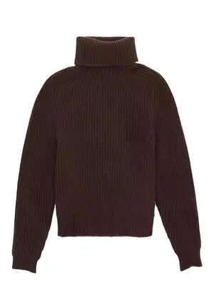 FORTELA Laura Turtleneck Sweater - Brown