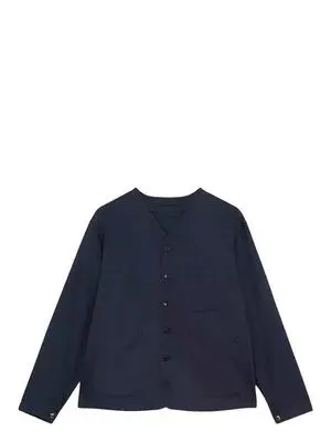 FORTELA Buttoned Cotton Jacket - Blue