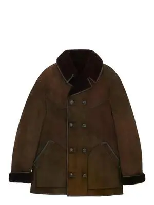 FORTELA Lemans Double-breasted Jacket - Brown