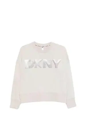 Dkny Logo-detail Sweatshirt - Neutrals