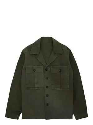 FORTELA Solomont Cotton Overshirt - Green