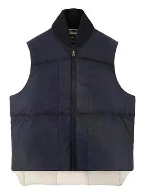 FORTELA Quilted Ribbed Vest - Blue
