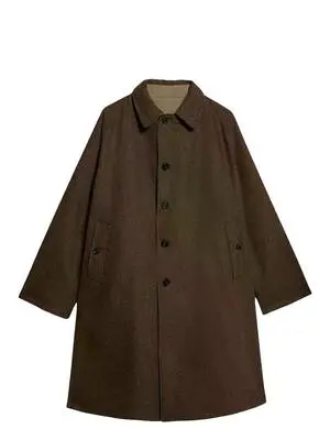 FORTELA Reversible Double-face Coat - Brown