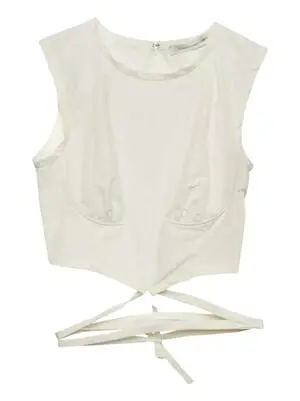 Christopher Esber Tie Sleeveless Top - White