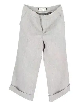 Marni Folded-hem Trousers - Grey